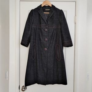 Max Studio Jackets & Coats | Designer Shearling Black Coat | Poshmark